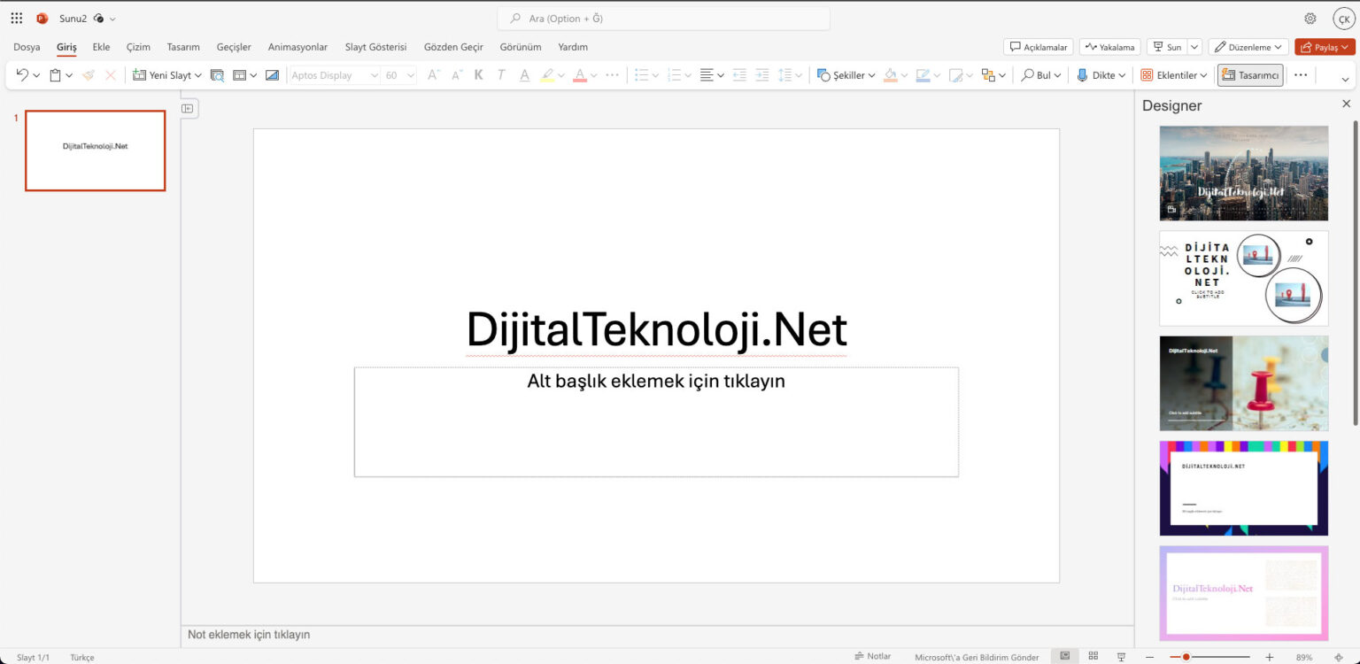 Slayt Gösterisi Nasıl Yapılır | Dijital Teknoloji – Yazılım ve ...